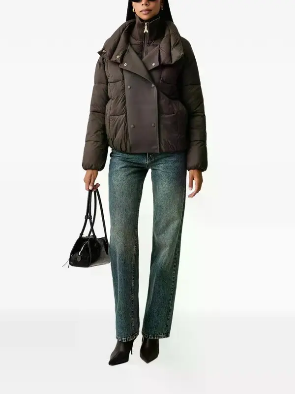 Patrizia Pepe Double-breasted Puffer Jacket