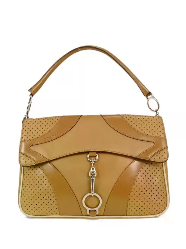 Prada Perforated Leather Handbag