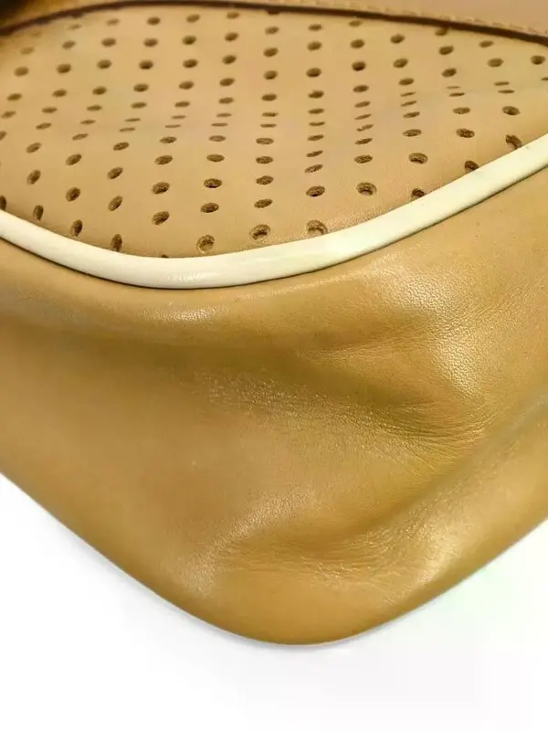 Prada Perforated Leather Handbag