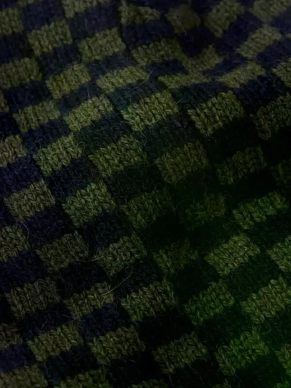 A KIND OF GUISE Ajedrez Jacquard Check-pattern Beanie Hat