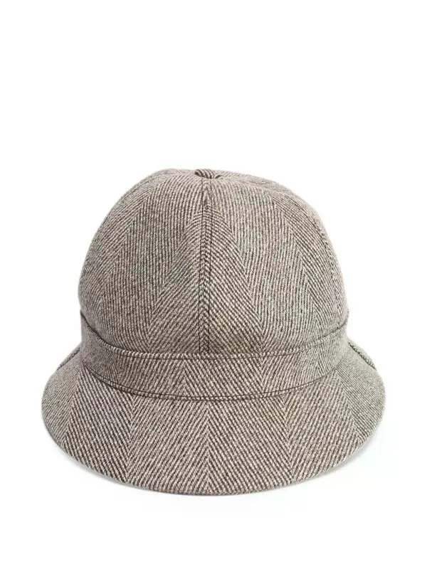 Loro Piana Herringbone Pecora Nera Hunting Hat