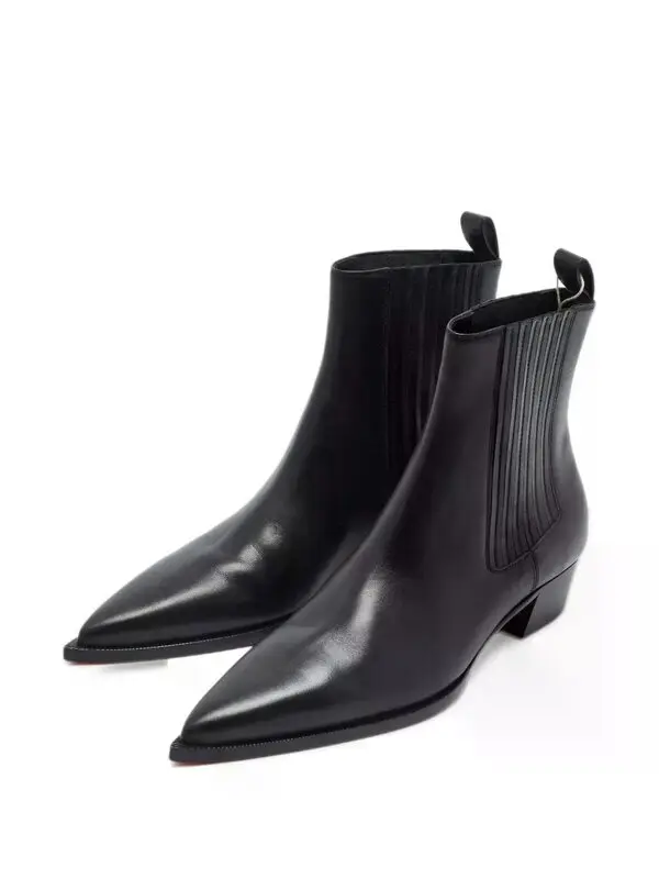 CHRISTIAN LOUBOUTIN Cheliviss Tapered-toe Chelsea Boots