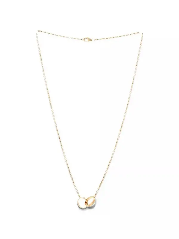 Cartier Love Interlocking 18k Yellow Necklace - Gold