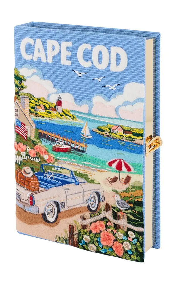 OLYMPIA LE-TAN Cape Cod Book Clutch
