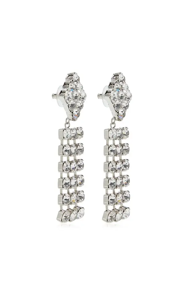 JENNIFER BEHR Thelma 18k Gold-plated Crystal Earrings
