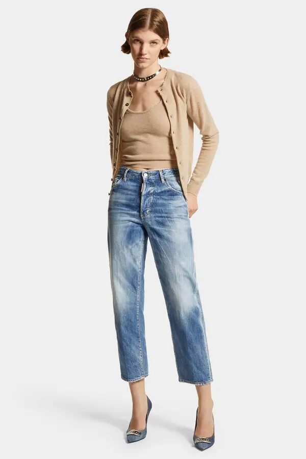 Dsquared2 Light Vintage Wash Boston Jeans