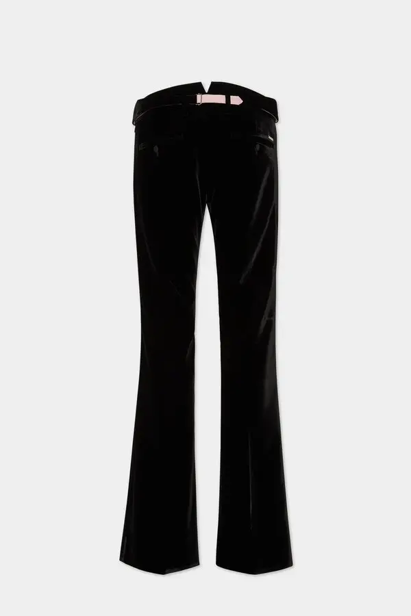 Dsquared2 Velvet Chic Tailored Bob Trousers