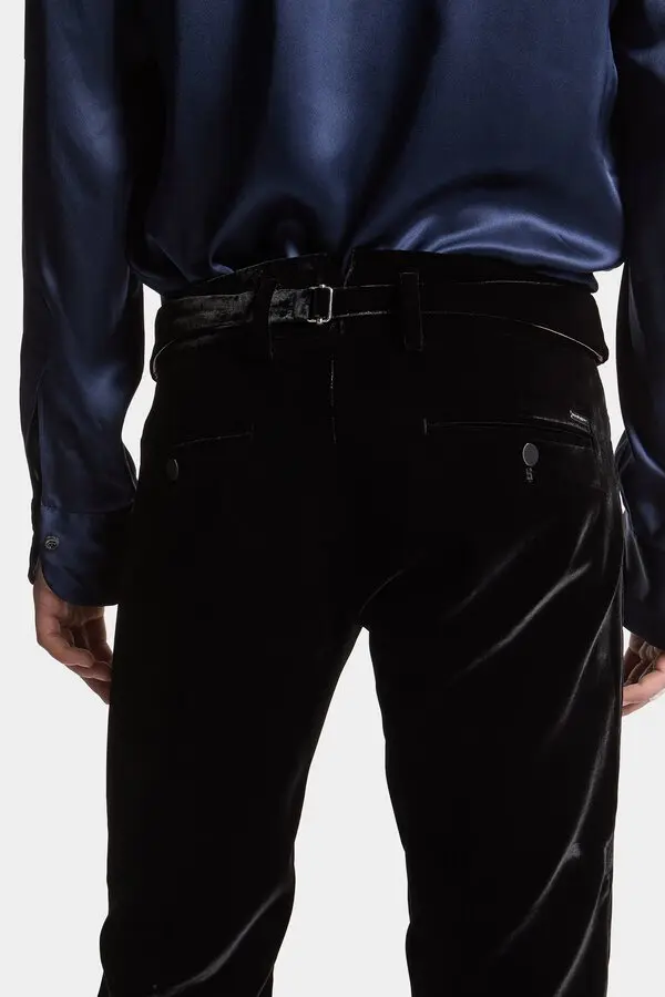 Dsquared2 Velvet Chic Tailored Bob Trousers