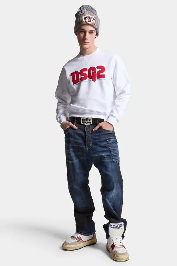 Dsquared2 Dark Grease Monkey Wash Kawaii Jeans