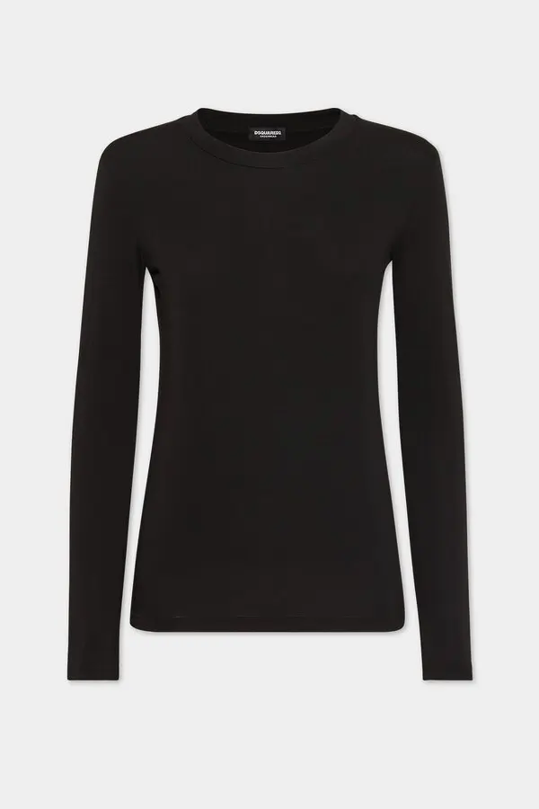 Dsquared2 Underwear Tulle Long Sleeves T-shirt