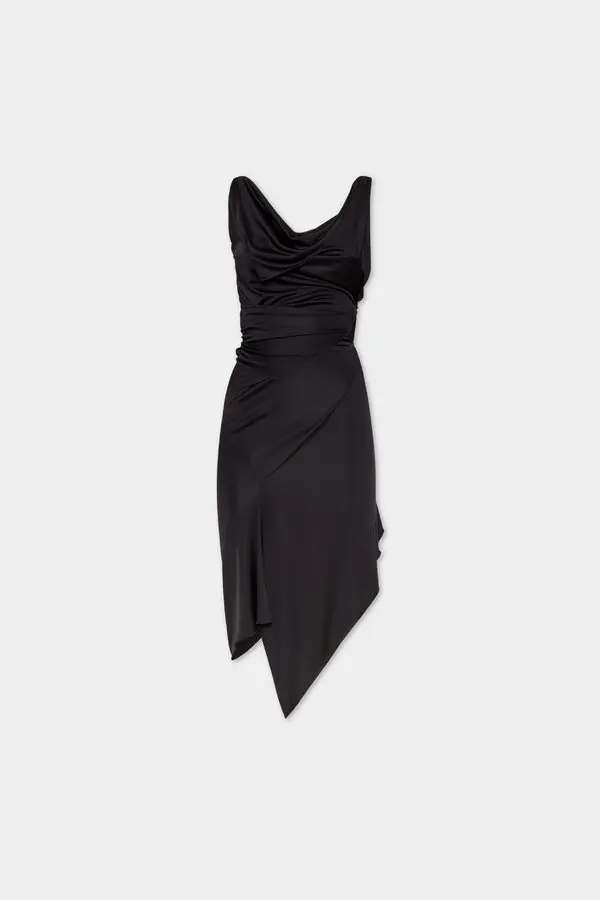 Dsquared2 Asymmetrical Jersey Dress