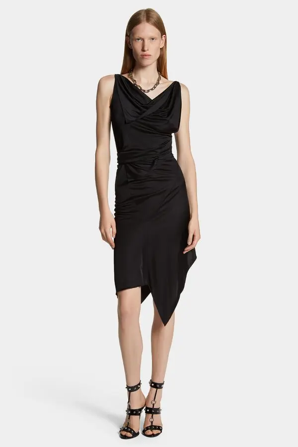 Dsquared2 Asymmetrical Jersey Dress