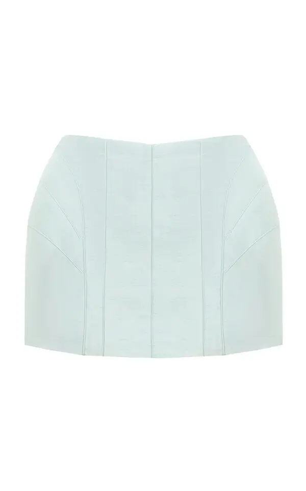 BALYKINA Padded Taffeta Mini Skirt