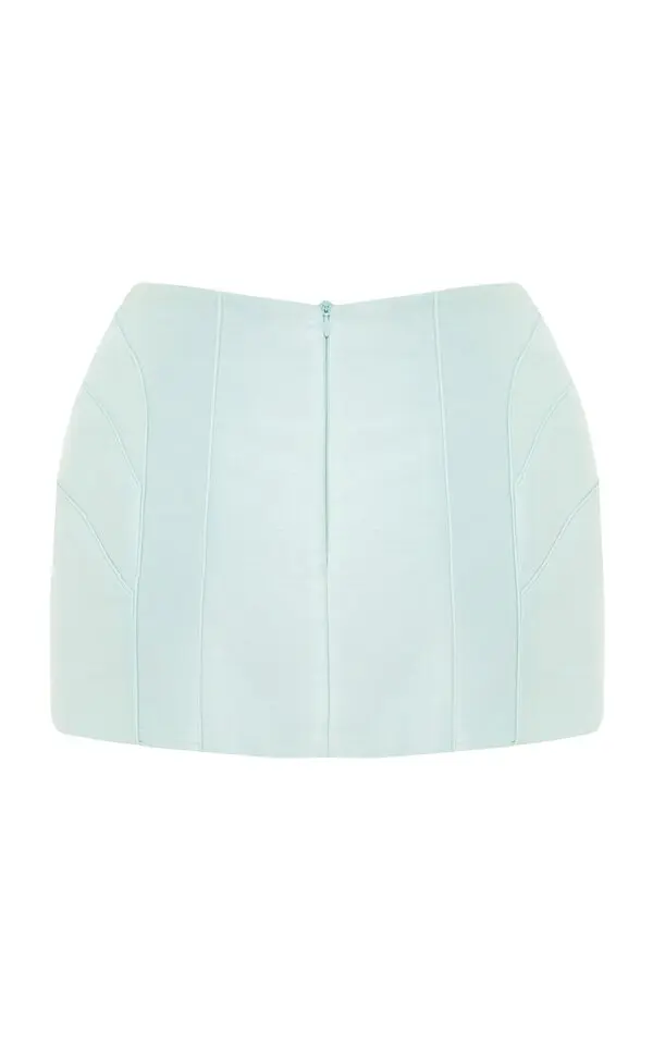 BALYKINA Padded Taffeta Mini Skirt