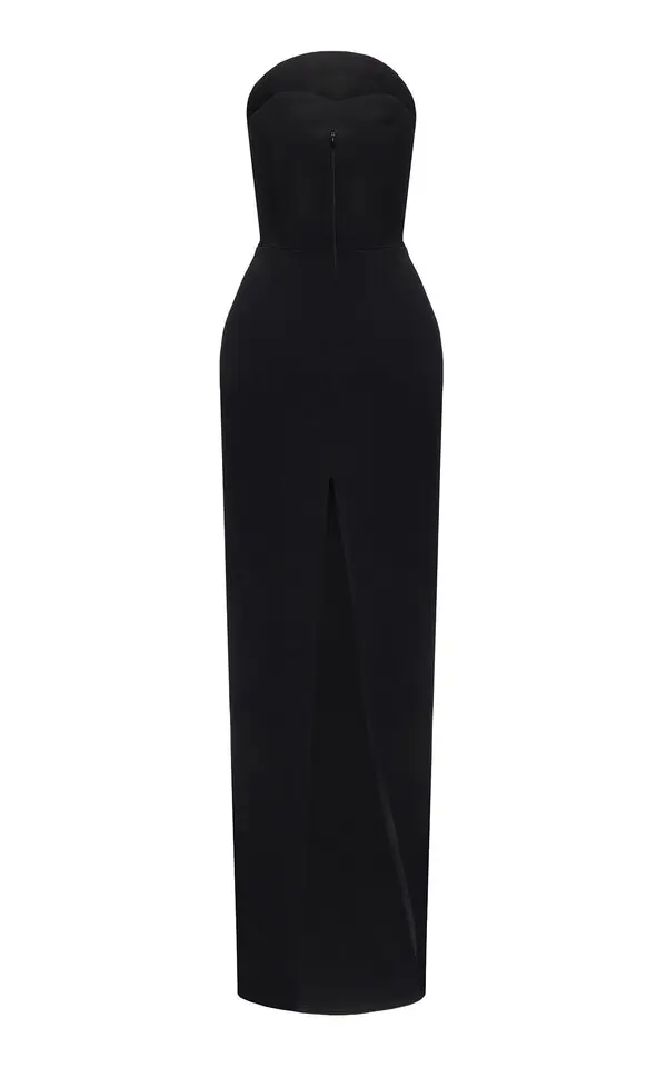 BALYKINA Paola Matt Silk Maxi Dress