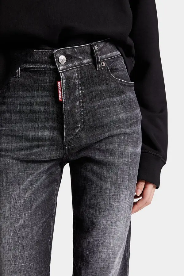 Dsquared2 Brushed Steel Wash Boston Jeans