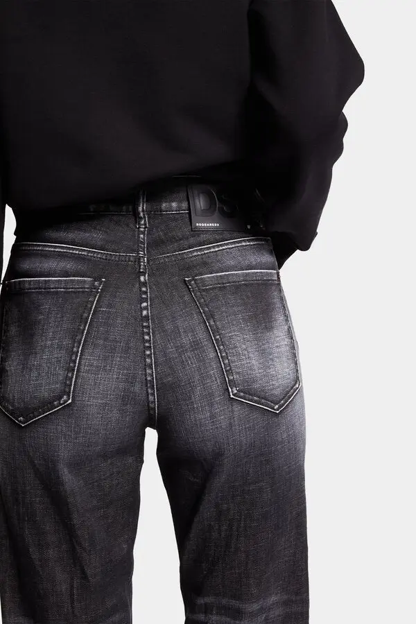 Dsquared2 Brushed Steel Wash Boston Jeans