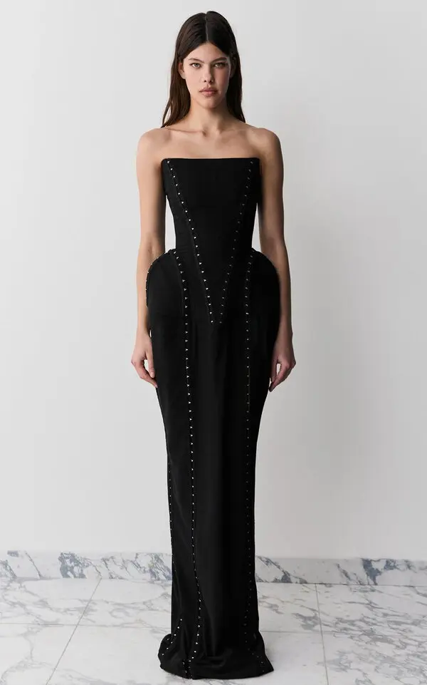 BALYKINA Muna Maxi Dress With Hooks
