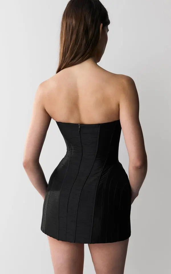 BALYKINA Irma Mini Dress - Black