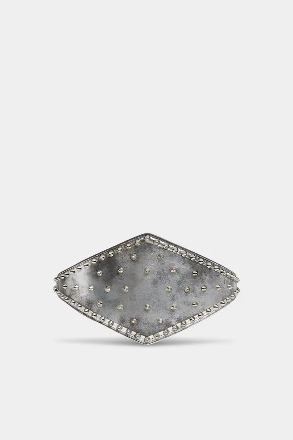 Dsquared2 Allover Studs Armour Belt - Silver