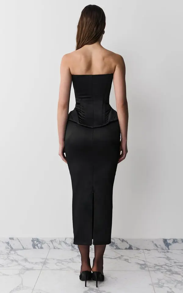 BALYKINA Soft Satin Corset With Hooks