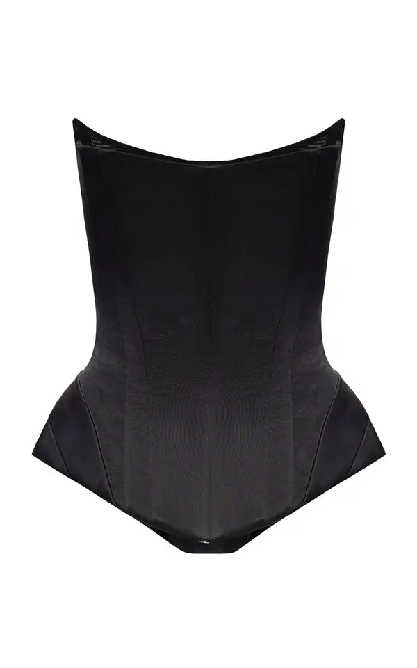 BALYKINA Soft Satin Corset With Hooks
