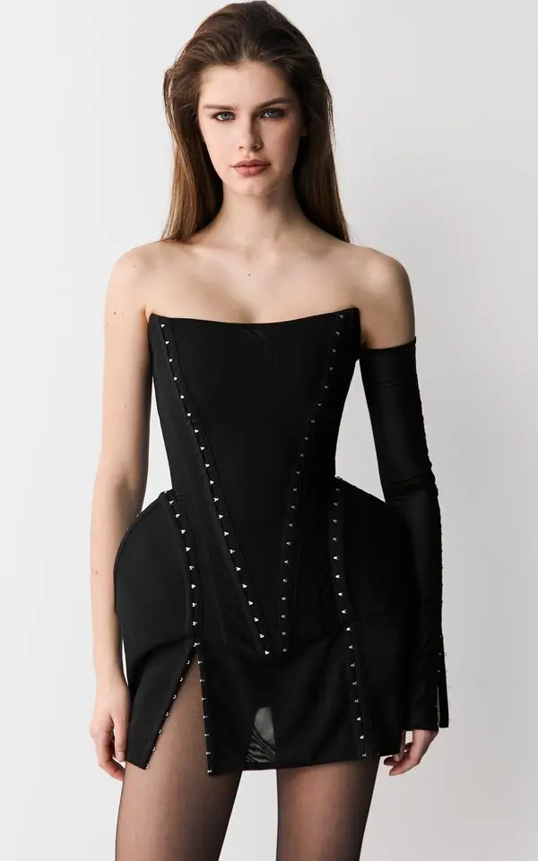 BALYKINA Muna Mini Dress With Hooks