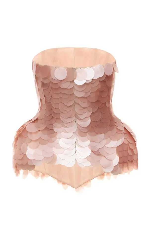 BALYKINA Sequined Corset
