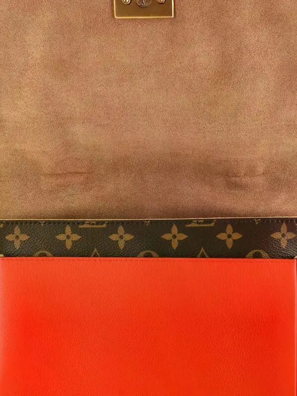 LOUIS VUITTON Marignan Handbag Monogram Canvas With Leather Shoulder Bag