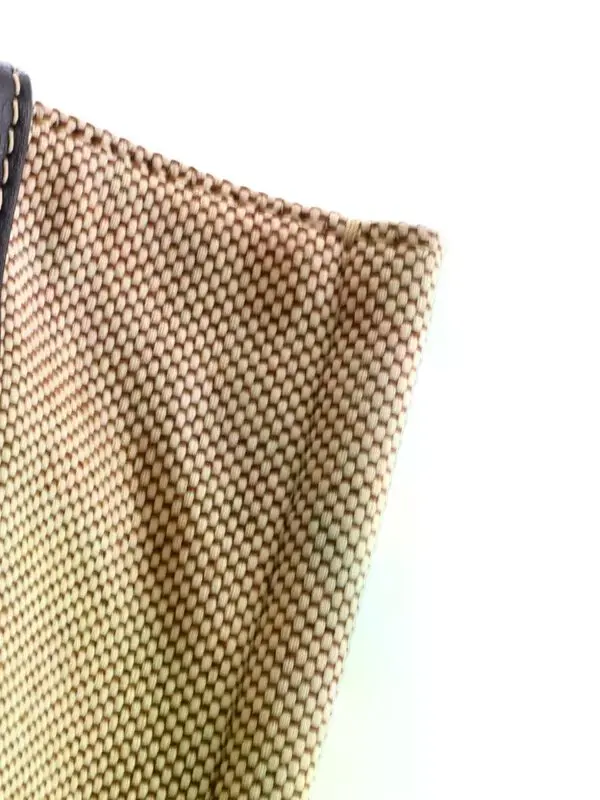Chloé Woody Canvas With Leather Medium Tote Bag - Neutrals