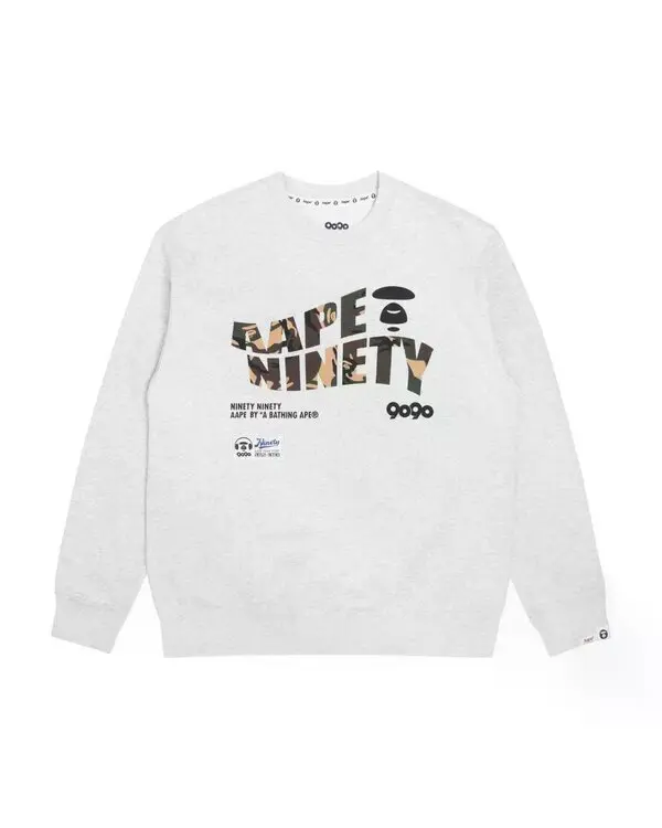 AAPE BY *A BATHING APE Moonface Graphic Sweatshirt - Black
