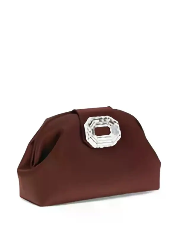 Amina Muaddi Camelia Crystal-embellished Clutch Bag