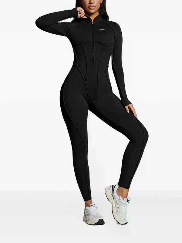 BETTERME Open-back Panelled Jumpsuit