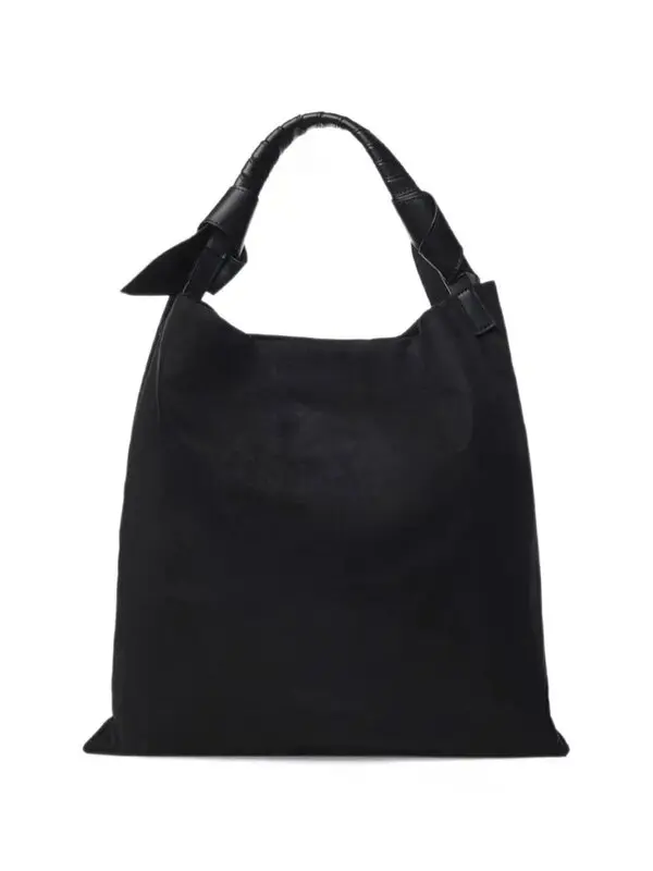 V°73 Suede-effect Knotted Shoulder Bag