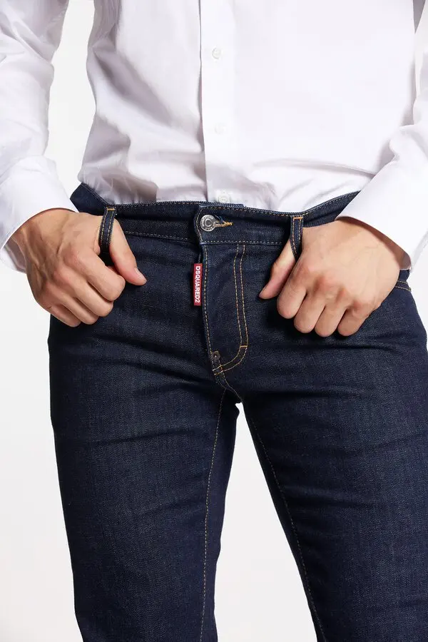 Dsquared2 Dark Rinse Wash Slim Jeans