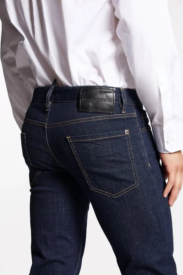 Dsquared2 Dark Rinse Wash Slim Jeans