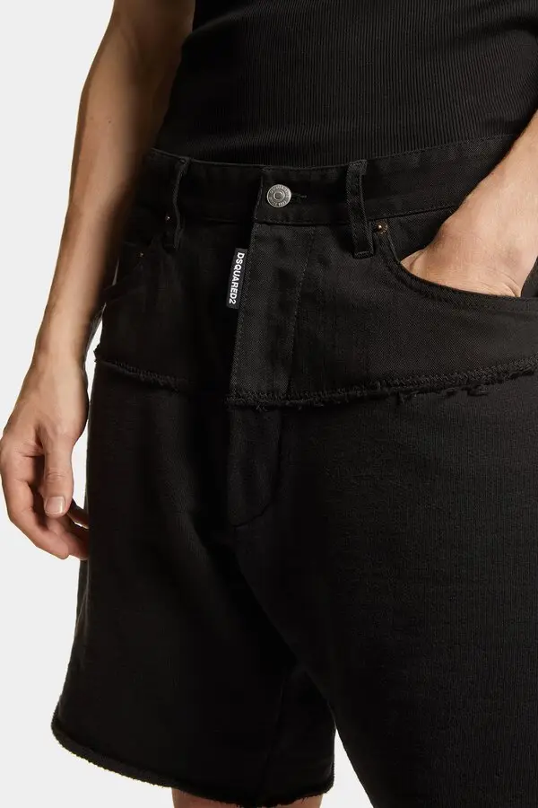 Dsquared2 Dyed Big Boxer Fit Shorts