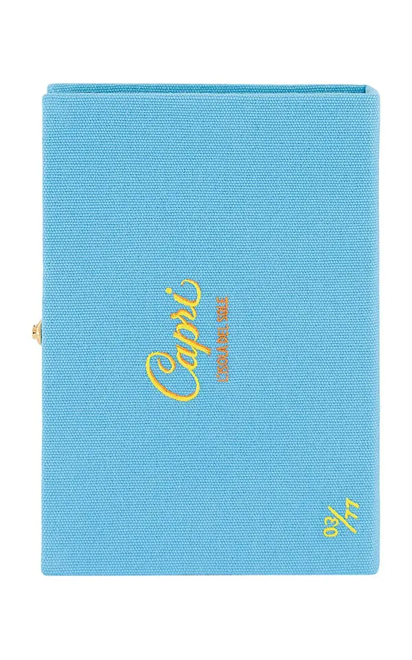 OLYMPIA LE-TAN Postcard From Capri Book Clutch - Multi