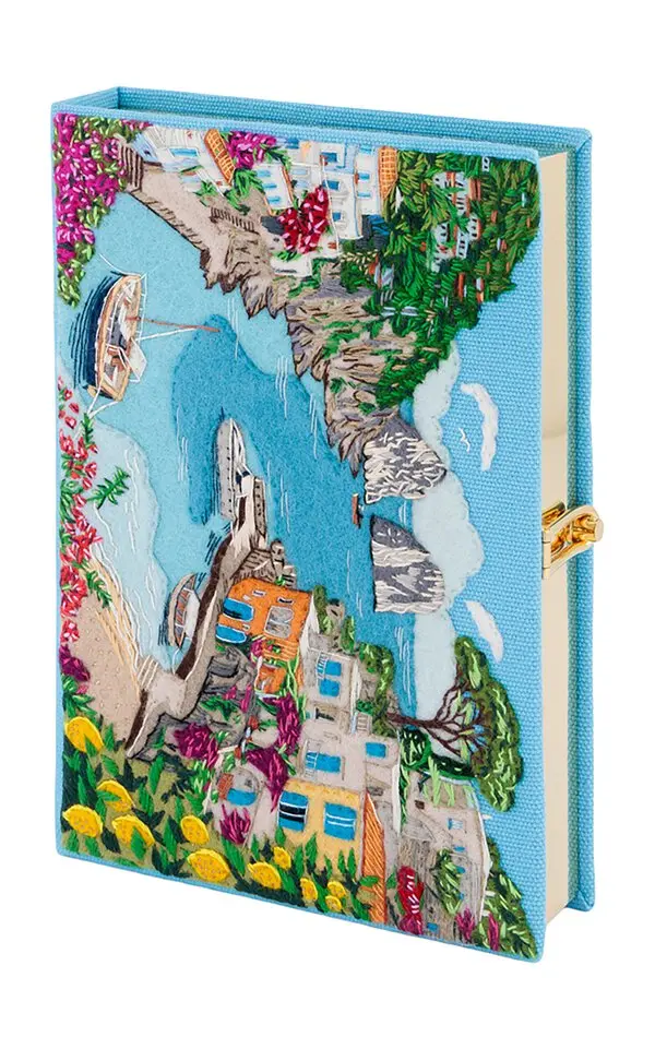 OLYMPIA LE-TAN Postcard From Capri Book Clutch - Multi