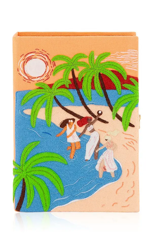 OLYMPIA LE-TAN Sunsets Like These Book Clutch - Multi