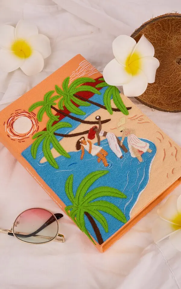 OLYMPIA LE-TAN Sunsets Like These Book Clutch - Multi
