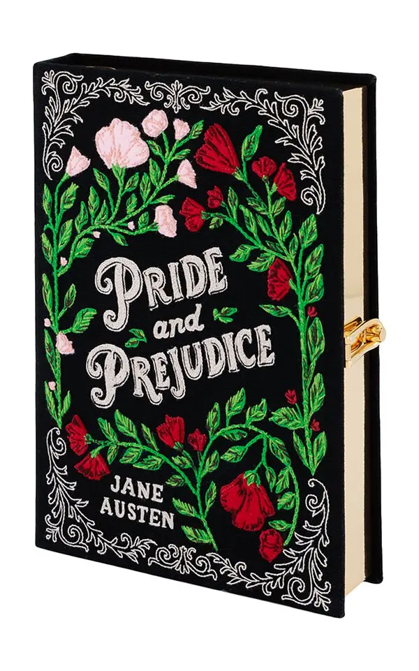 OLYMPIA LE-TAN Pride And Prejudice Book Clutch - Black