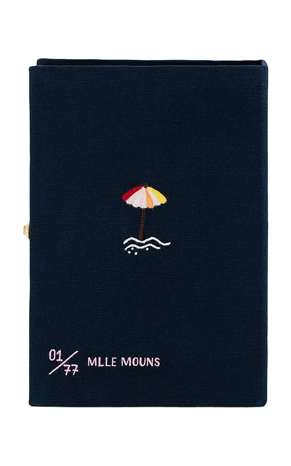 OLYMPIA LE-TAN Côte D'azur Plage Book Clutch - Multi