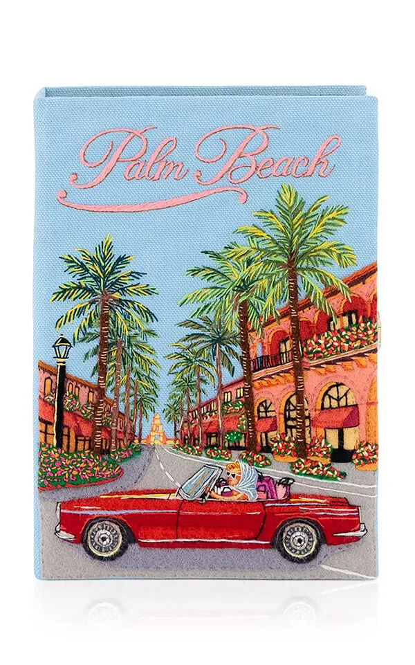 OLYMPIA LE-TAN Escape To Palm Beach Book Clutch - Multi