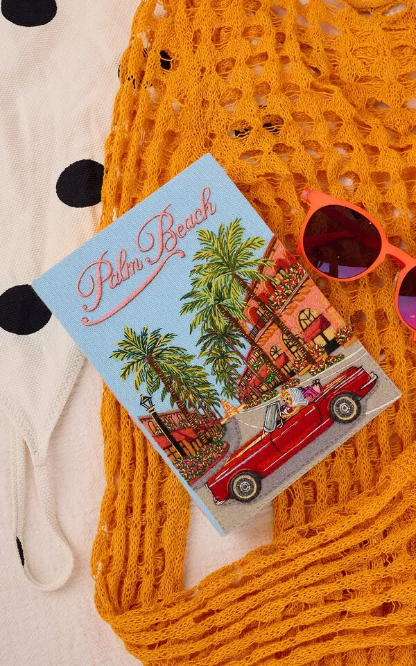 OLYMPIA LE-TAN Escape To Palm Beach Book Clutch - Multi