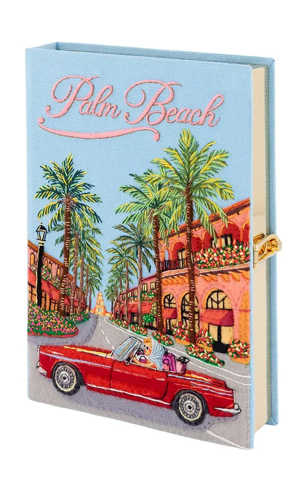 OLYMPIA LE-TAN Escape To Palm Beach Book Clutch - Multi
