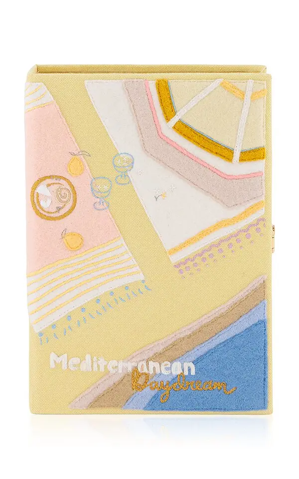 OLYMPIA LE-TAN Mediterranean Daydream Book Clutch - Multi