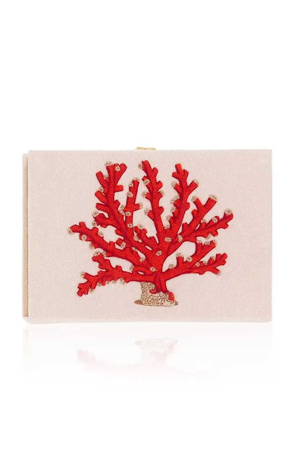 OLYMPIA LE-TAN Lophelia Pertusa Book Clutch - Pink