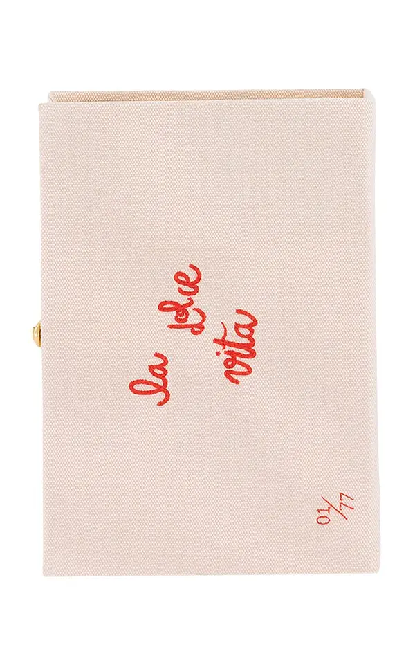 OLYMPIA LE-TAN Lophelia Pertusa Book Clutch - Pink