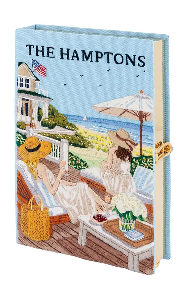 OLYMPIA LE-TAN Summer In The Hamptons Book Clutch - Multi
